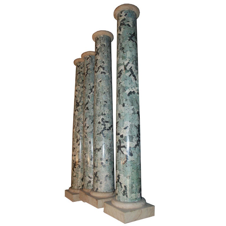 Set of four French Pillars, 20th century at 1stDibs