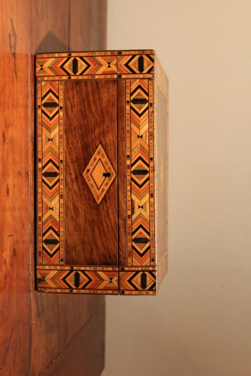 Antique English Marquetry Box at 1stDibs