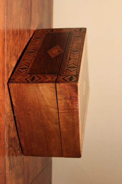 Antique English Marquetry Box at 1stDibs