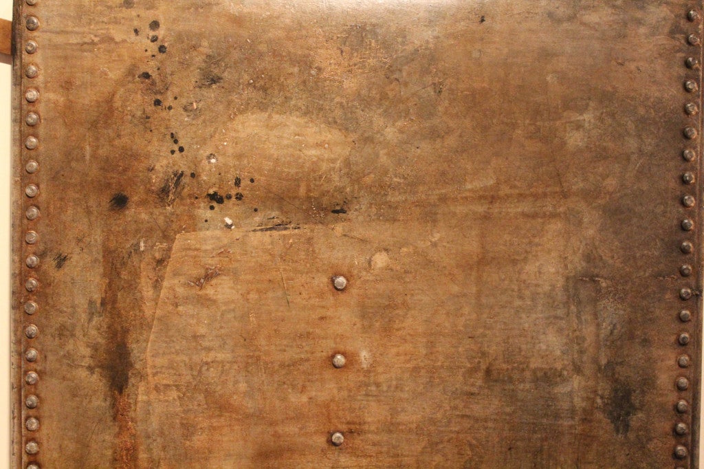 Antique Tole French Riveted Panel at 1stdibs