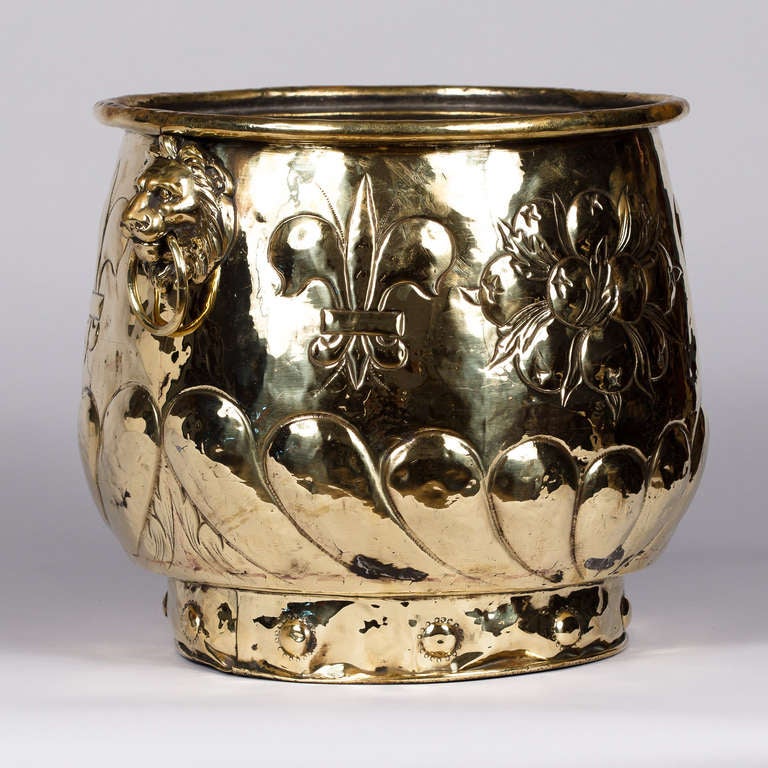 Louis XIV Period Brass Jardiniere or Planter, 18th Century at 1stDibs
