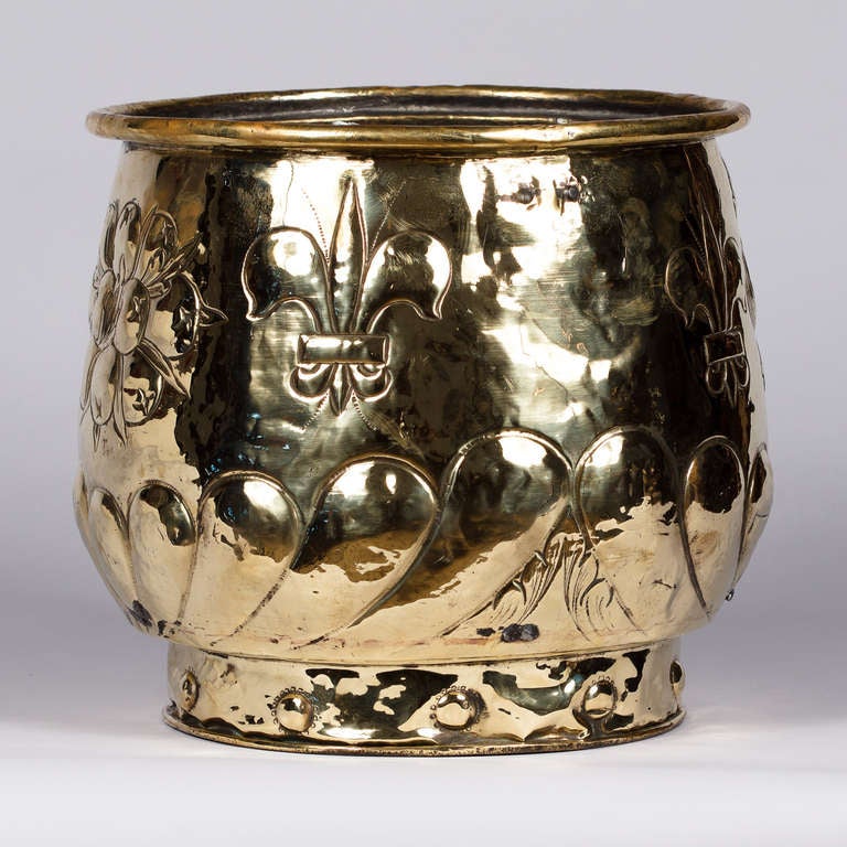 Louis XIV Period Brass Jardiniere or Planter, 18th Century at 1stDibs