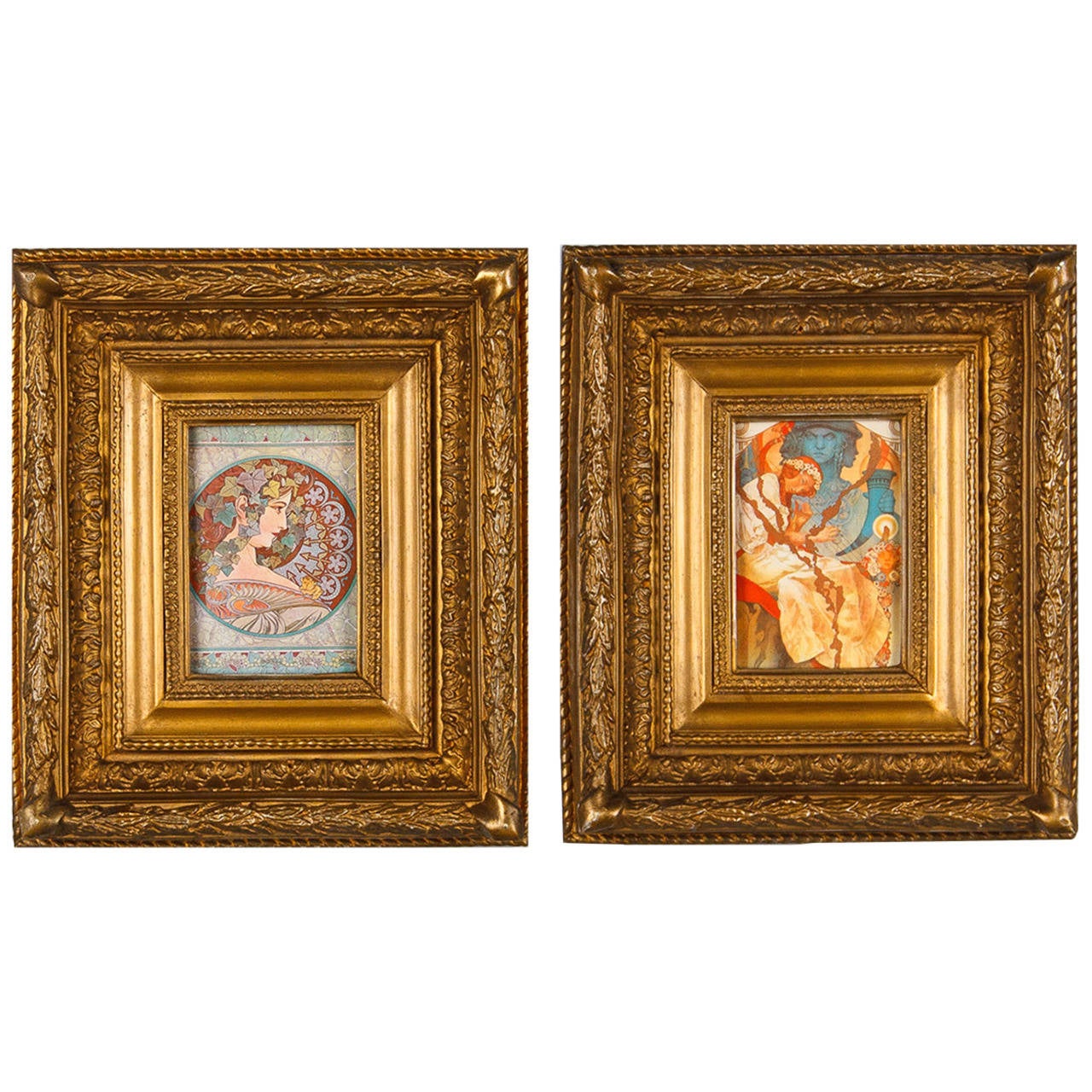 Pair of French Art Nouveau Frames at 1stDibs