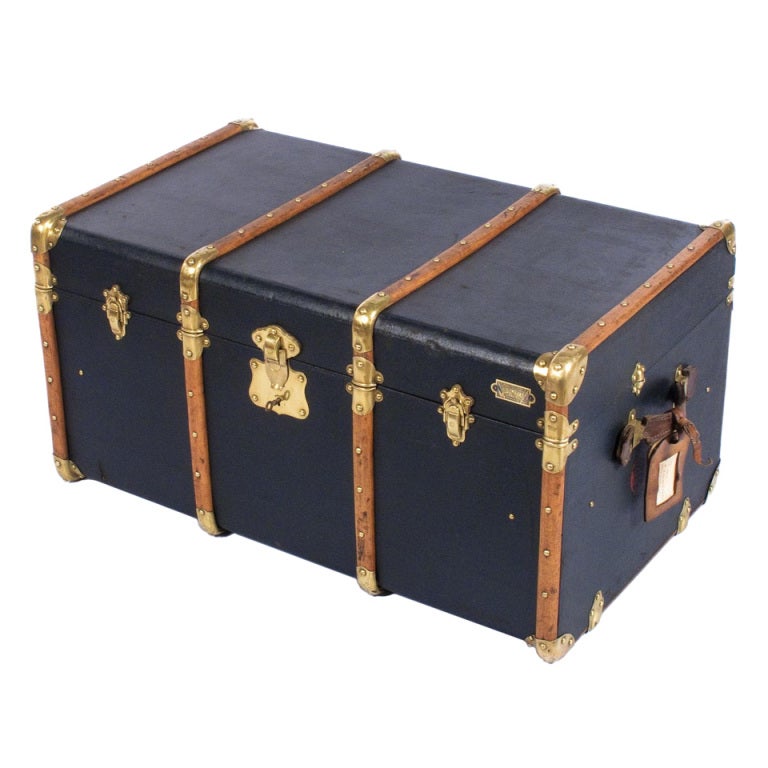 French Traveling Trunk by "Old England" at 1stDibs | trunk in england