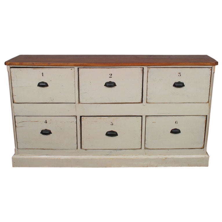 French Haberdashery Chest at 1stDibs