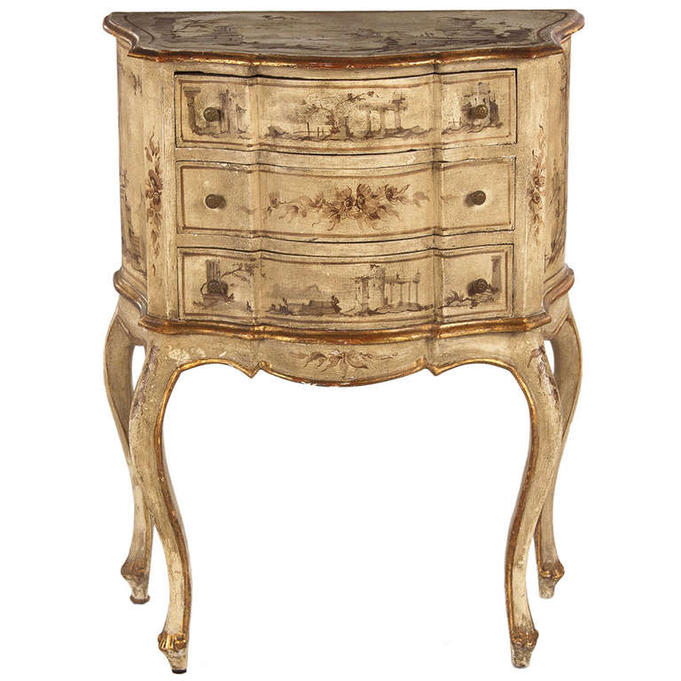 Hand-Painted Venetian Chest at 1stDibs