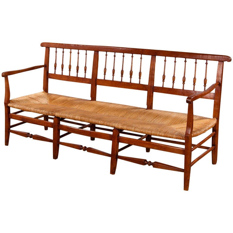 French Provençal Radassie Bench, Late 1800s at 1stDibs