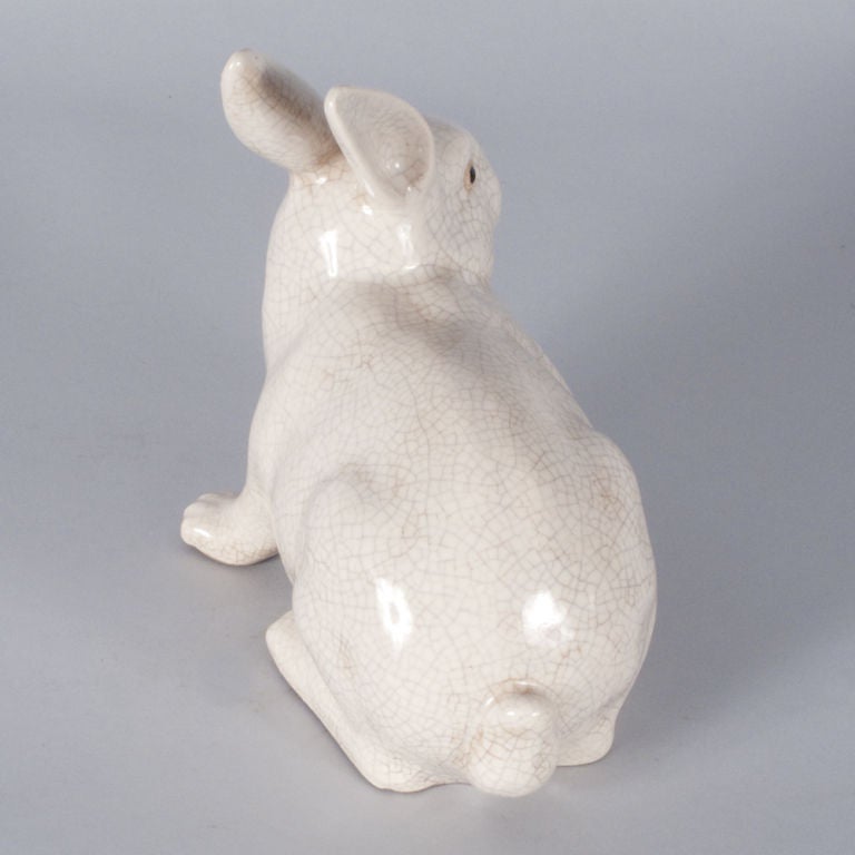 French Ceramic Figure of a Rabbit at 1stDibs | ceramic rabbit