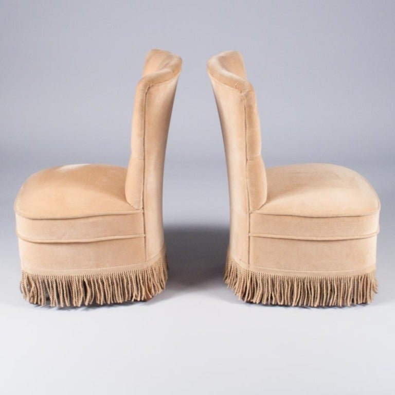 Pair of French Boudoir Chairs at 1stDibs | french style boudoir chairs ...