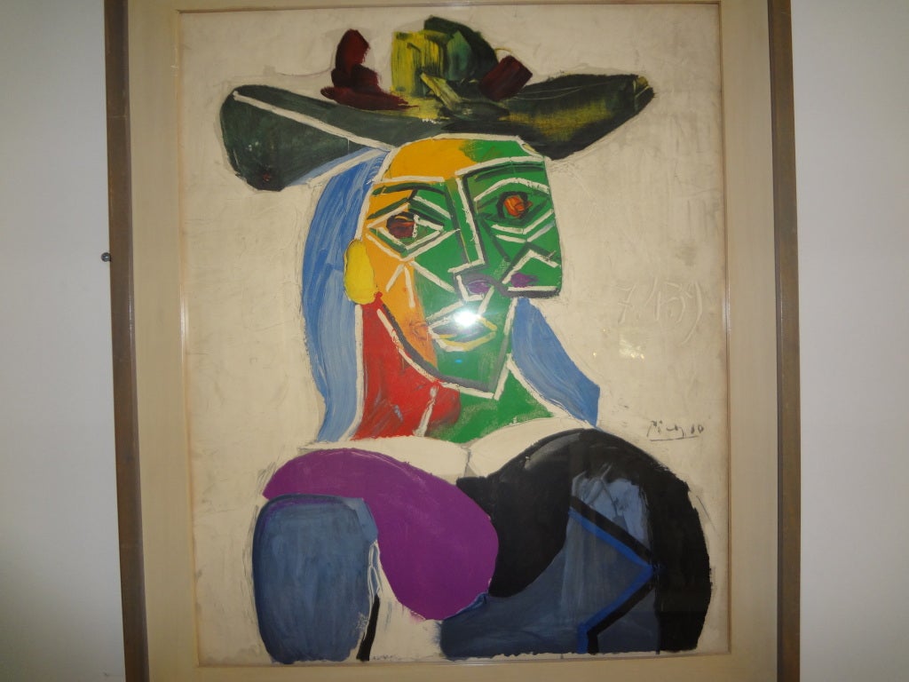 Picasso Stone Lithograph at 1stDibs