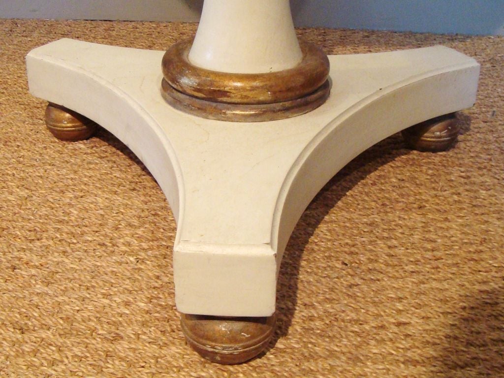 1940's French Lacquered Gueridon, Collection of Albert Hadley at 1stDibs