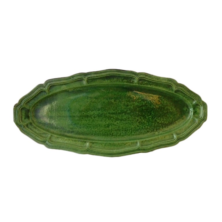 Green Fish Plate at 1stDibs