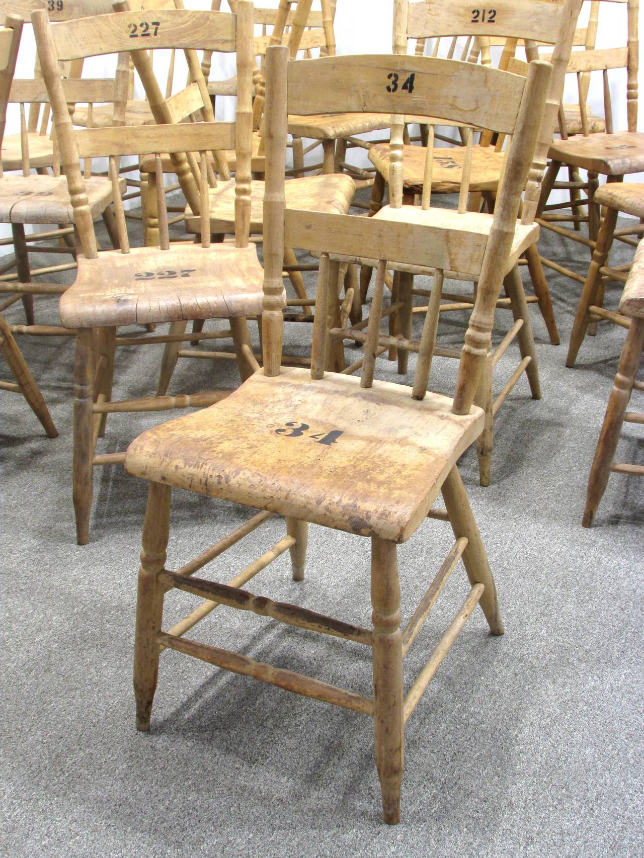 Grange Hall Chair 24 Available at 1stDibs | hall chairs