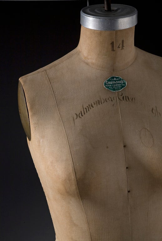 Vintage Dress Form Lamp For Sale at 1stDibs