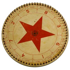 Percentage Game Wheel at 1stDibs