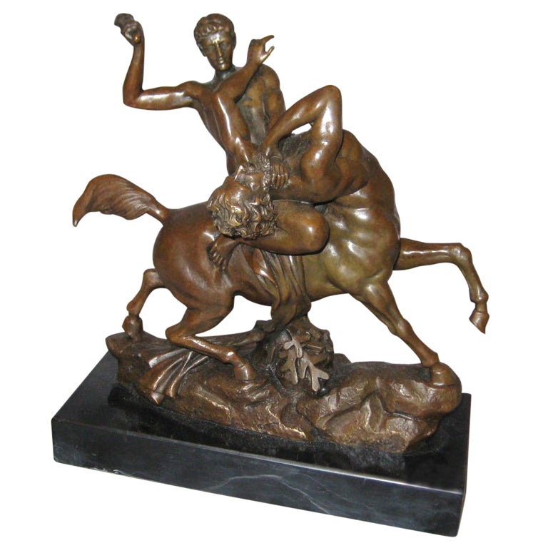 Antoine-Louis Barye 'Theseus and the Centaur' at 1stDibs