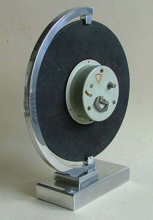 Stunning Art Deco Streamline Modernist Clock at 1stDibs