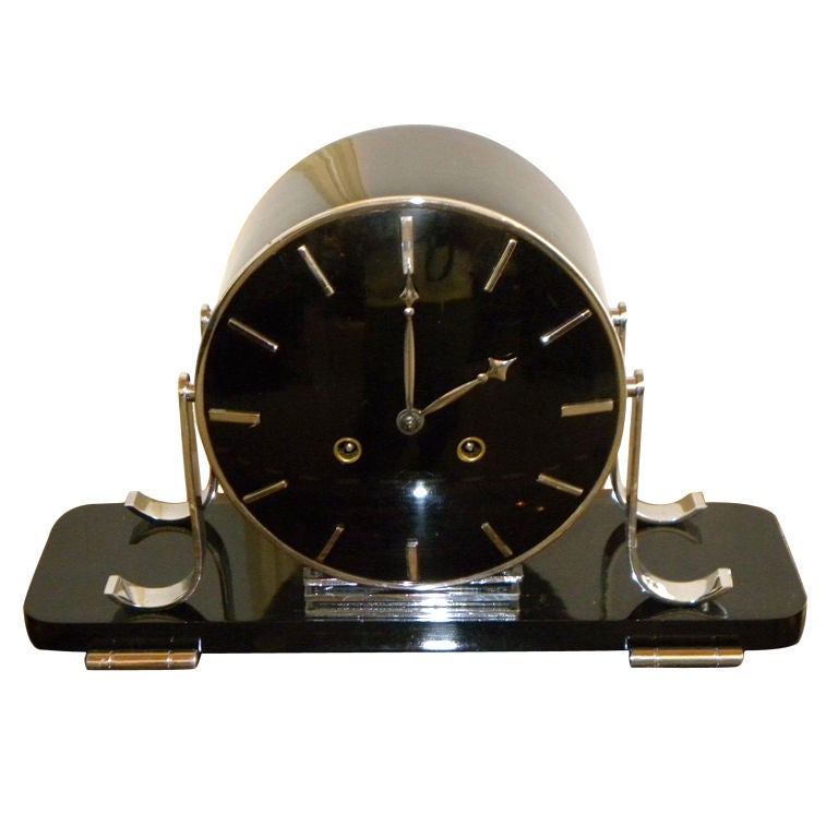 Stunning Modernist style Art Deco mantle Clock at 1stDibs