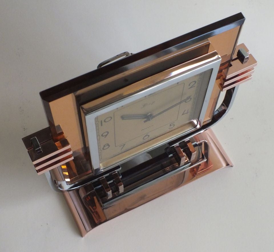 French Art Deco Dep Streamline Modern Art Deco Clock at 1stDibs