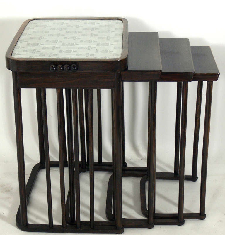 Set of Four Nesting Tables by Josef Hoffman at 1stDibs