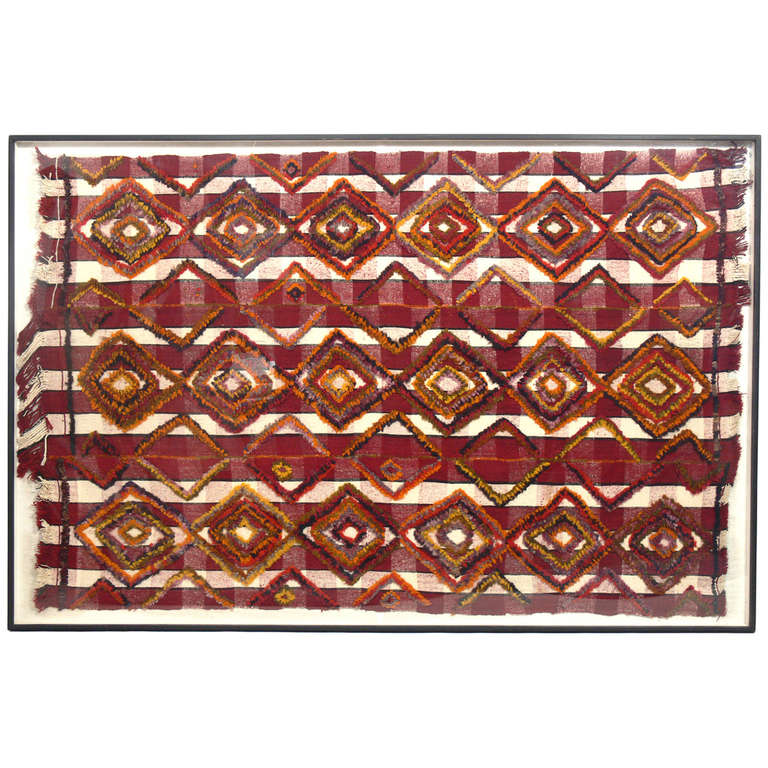 Monumental Scale Framed Moroccan Tapestry at 1stDibs | framed tapestry ...