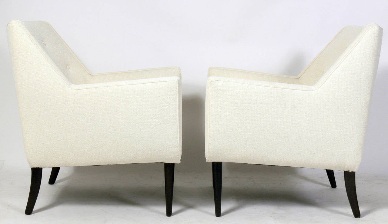 Pair of Modern Italian Lounge Chairs at 1stDibs