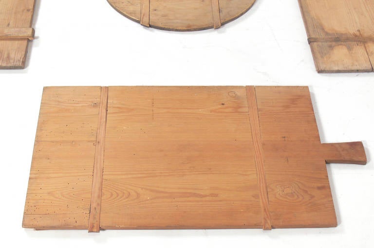 Great Wall Sculpture Collection of Antique Wood Cutting Boards at 1stDibs