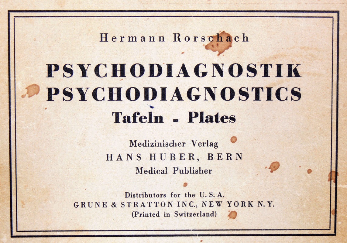 Group of Original Abstract Rorschach Inkblot Test Prints at 1stDibs ...