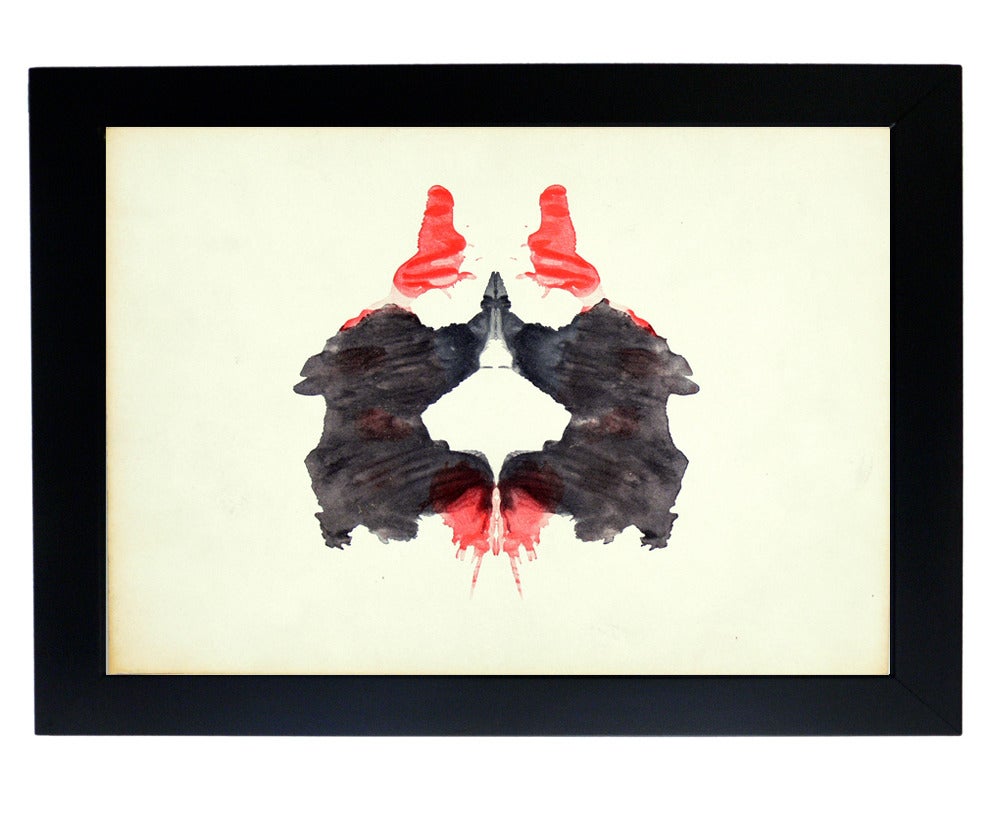 Group of Original Abstract Rorschach Inkblot Test Prints at 1stDibs ...
