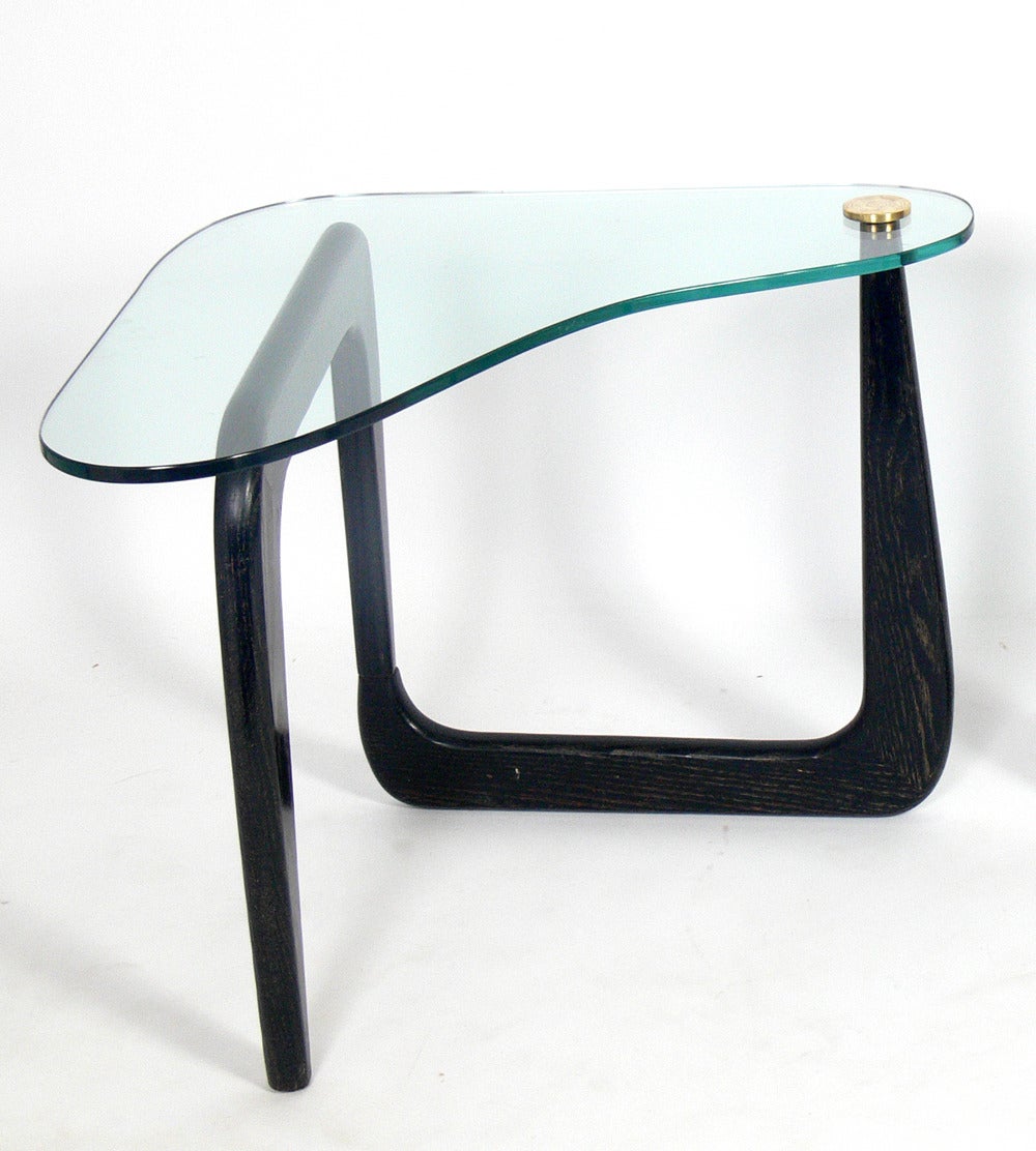Sculptural Modernist Side Tables in the Manner of Isamu Noguchi at 1stdibs
