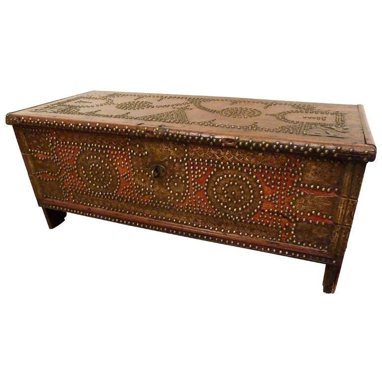 Rare 18th Century East African “Zanzibar” Chest. at 1stDibs
