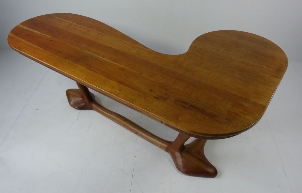 Exceptional Sculpted Craft Desk By Steven Widom at 1stDibs