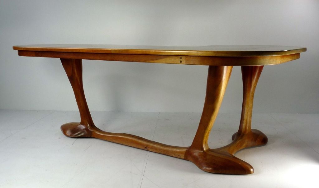 Exceptional Sculpted Craft Desk By Steven Widom at 1stDibs