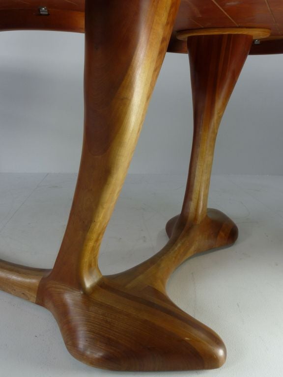 Exceptional Sculpted Craft Desk By Steven Widom at 1stDibs