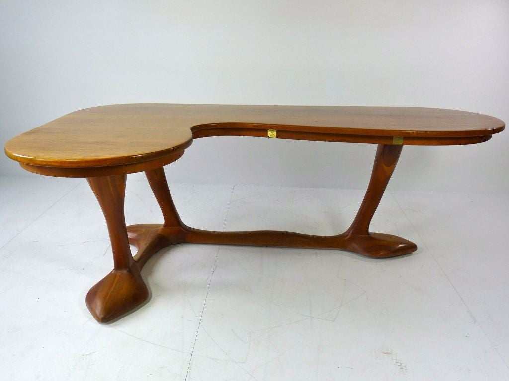 Exceptional Sculpted Craft Desk By Steven Widom at 1stDibs