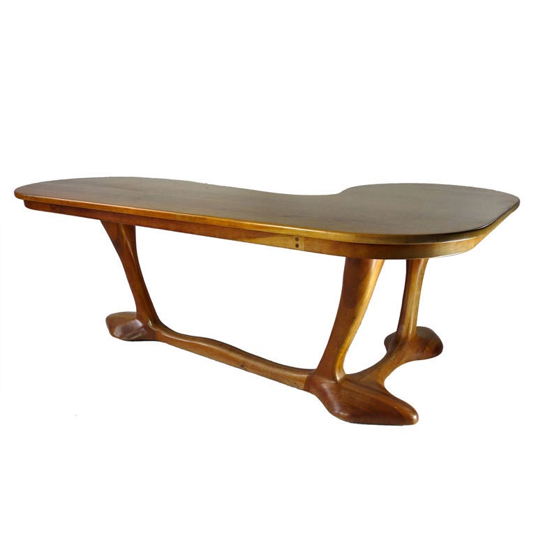 Exceptional Sculpted Craft Desk By Steven Widom at 1stDibs