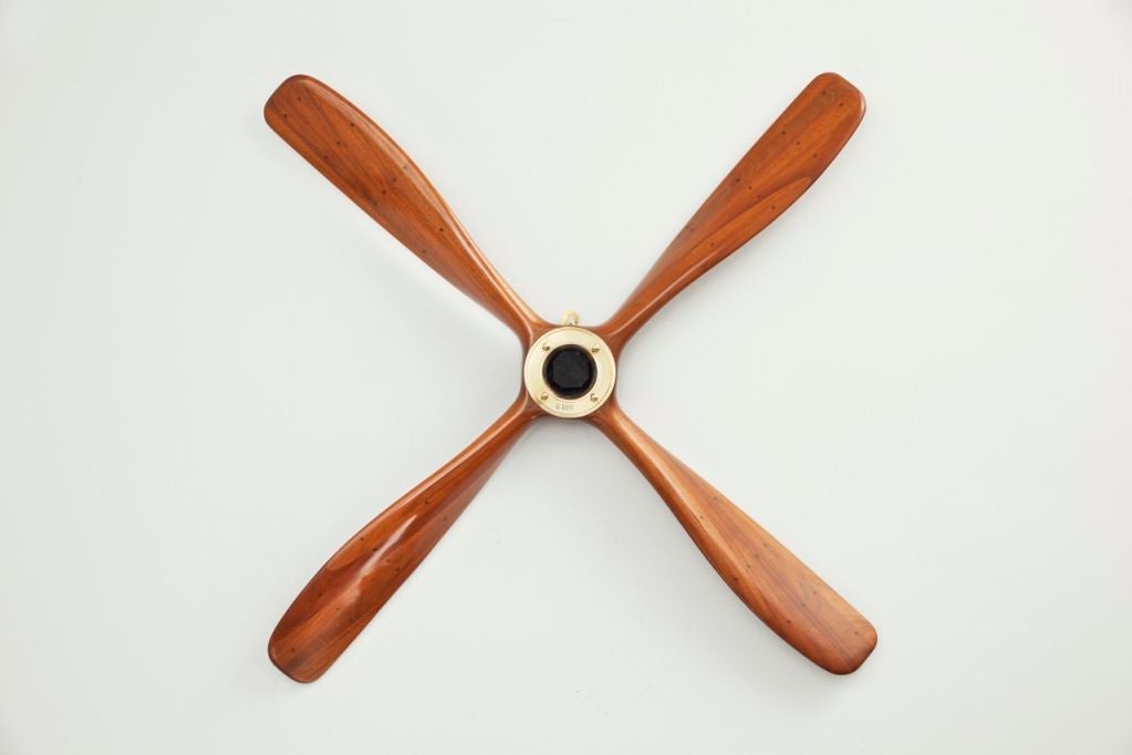 ROYAL FLYING CORPS POLISHED MAHOGANY AUXILIARY PROPELLER at 1stDibs