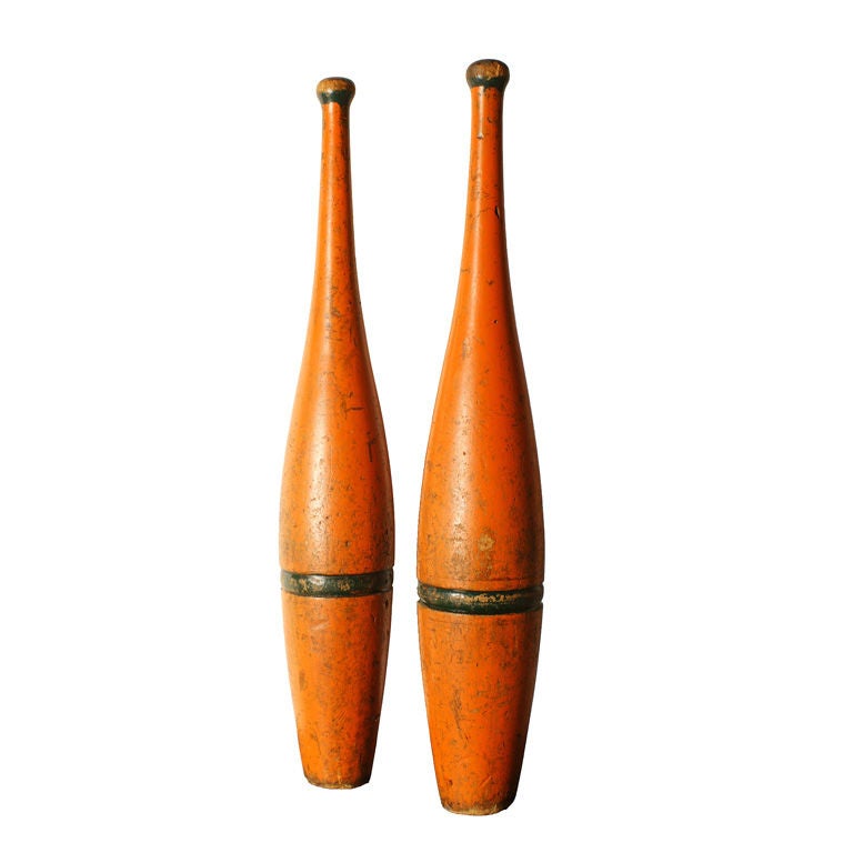 Large Late 19th Century Indian Clubs at 1stDibs