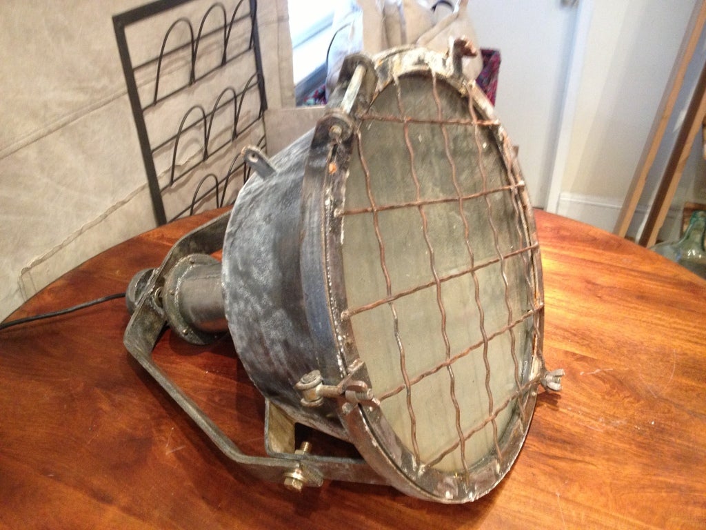 Brass Nautical Fox Spot Light For Sale at 1stDibs