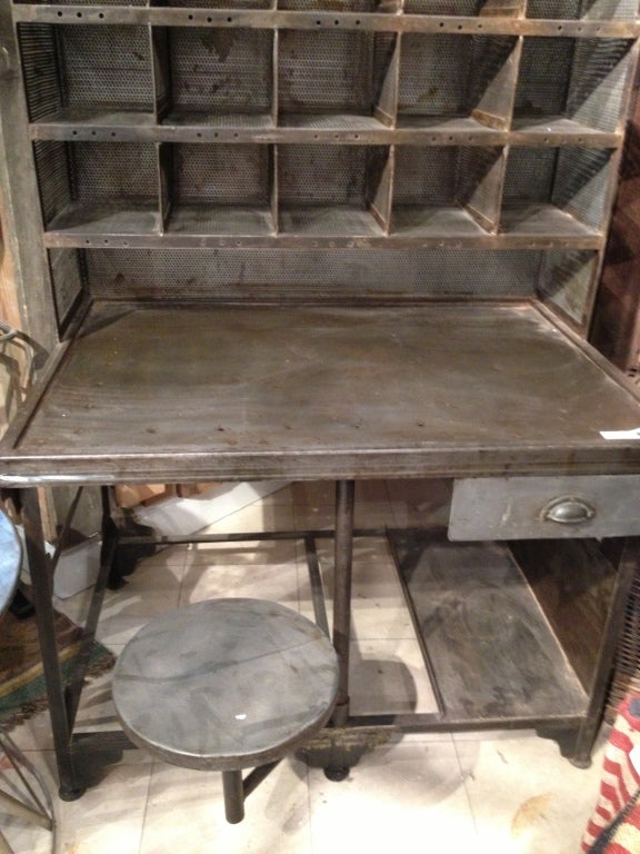 Antique Reproduction French Post Office Desk For Sale at 1stDibs