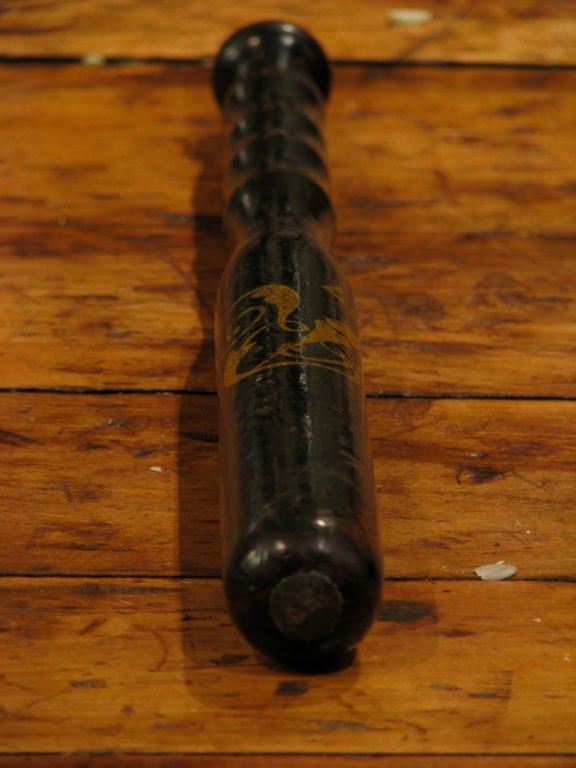 English Wooden and Lead Core Truncheon at 1stDibs