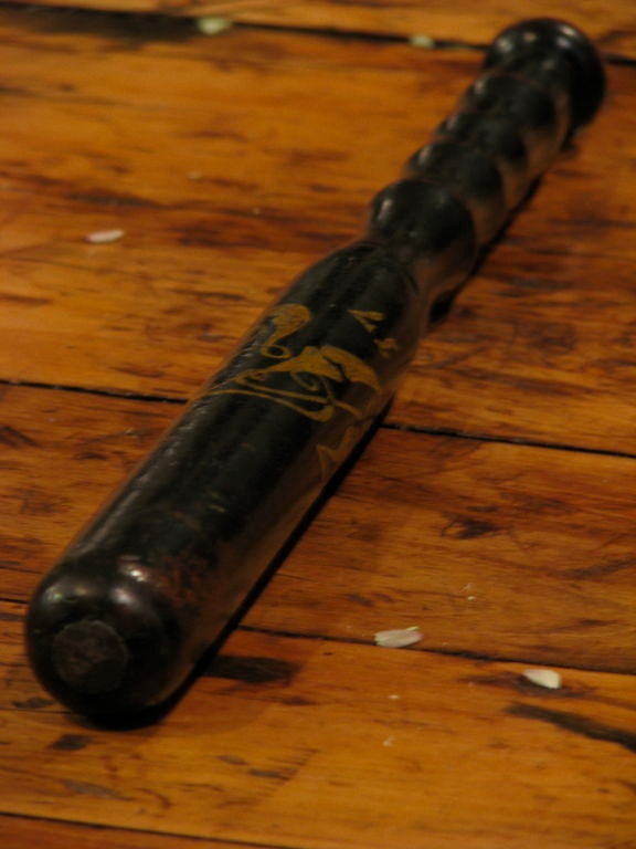 English Wooden and Lead Core Truncheon at 1stDibs