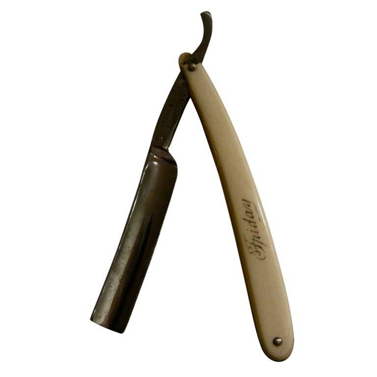 Set of 6 Day of the Week Ivory Straight Razors at 1stDibs