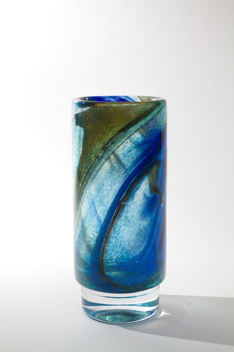 Beautiful Scandinavian Art Glass Vase at 1stDibs | iittala vase