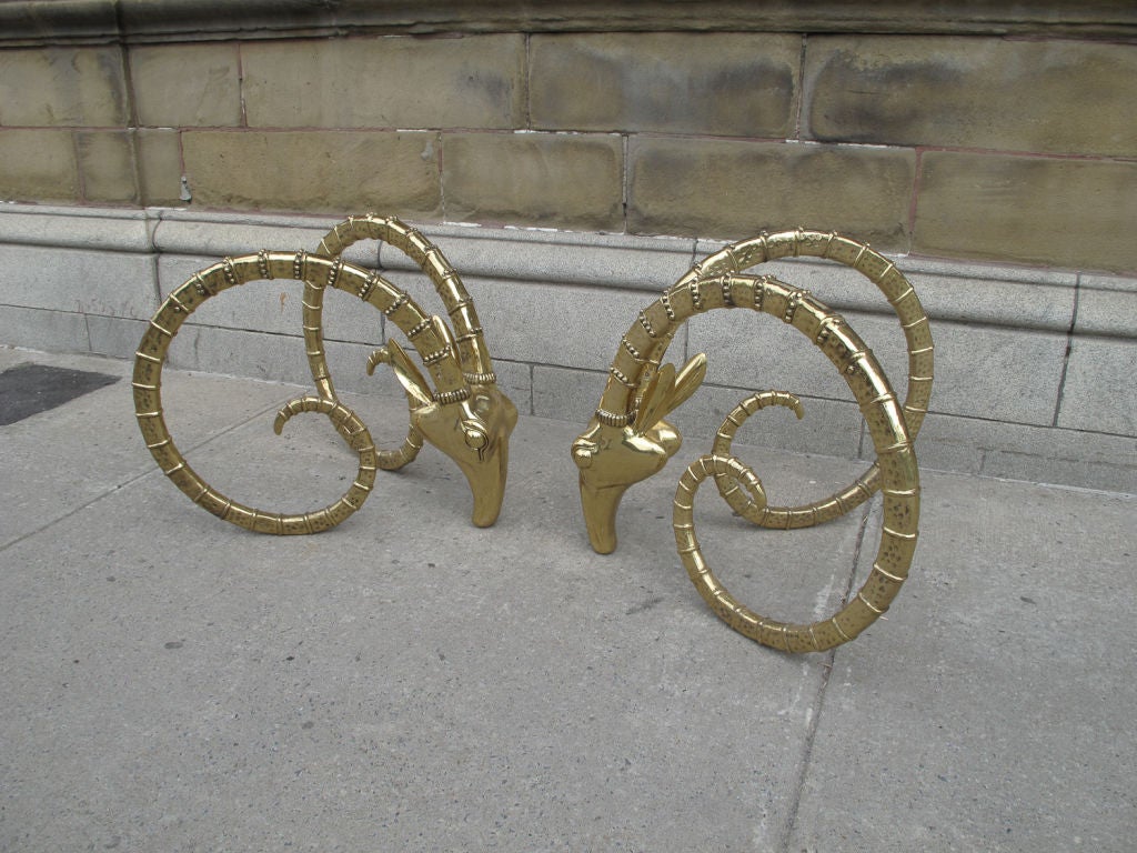 Whimsical Rams Head Table at 1stDibs