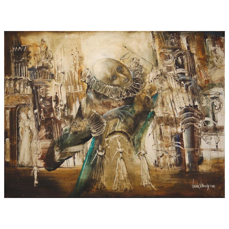Vladimir Vitkovsky Painting titled Timekeeper, 2002 at 1stDibs