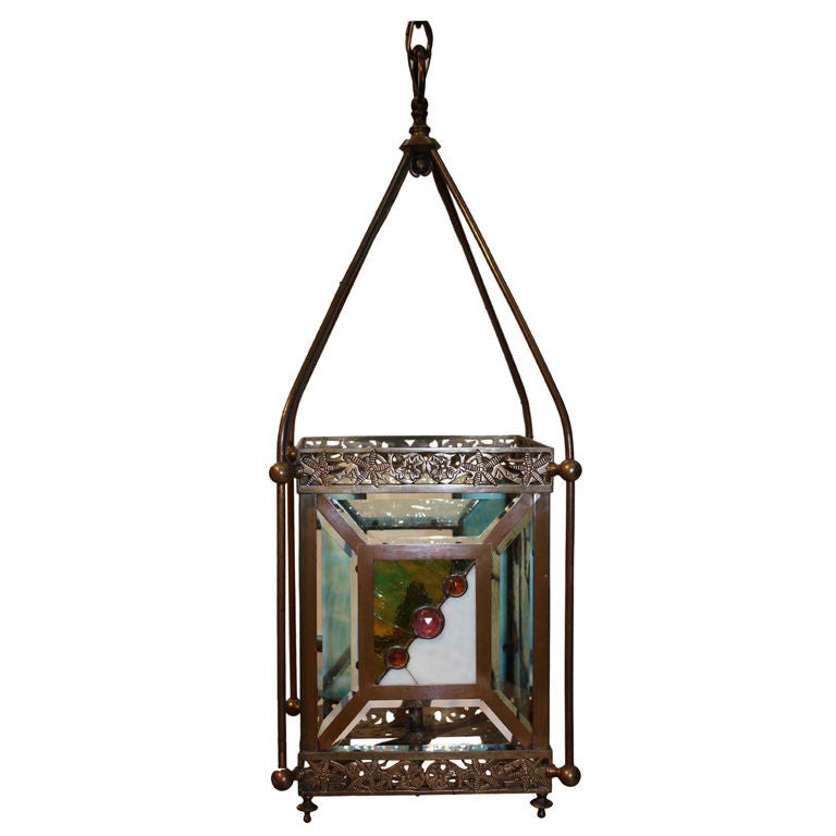 Victorian Gasolier Hall Lantern at 1stDibs