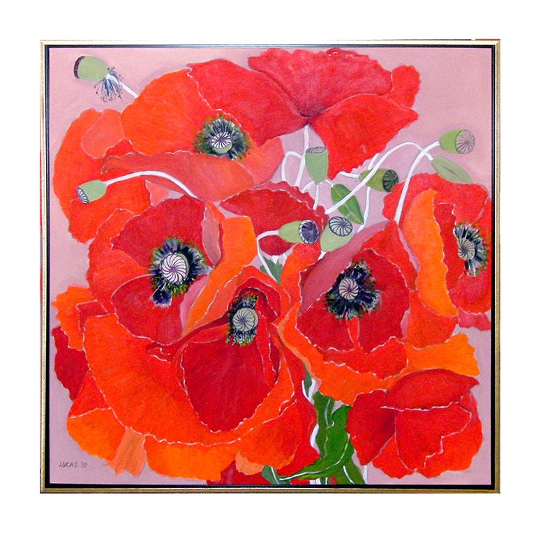 Helen Lucas Poppy Series at 1stDibs