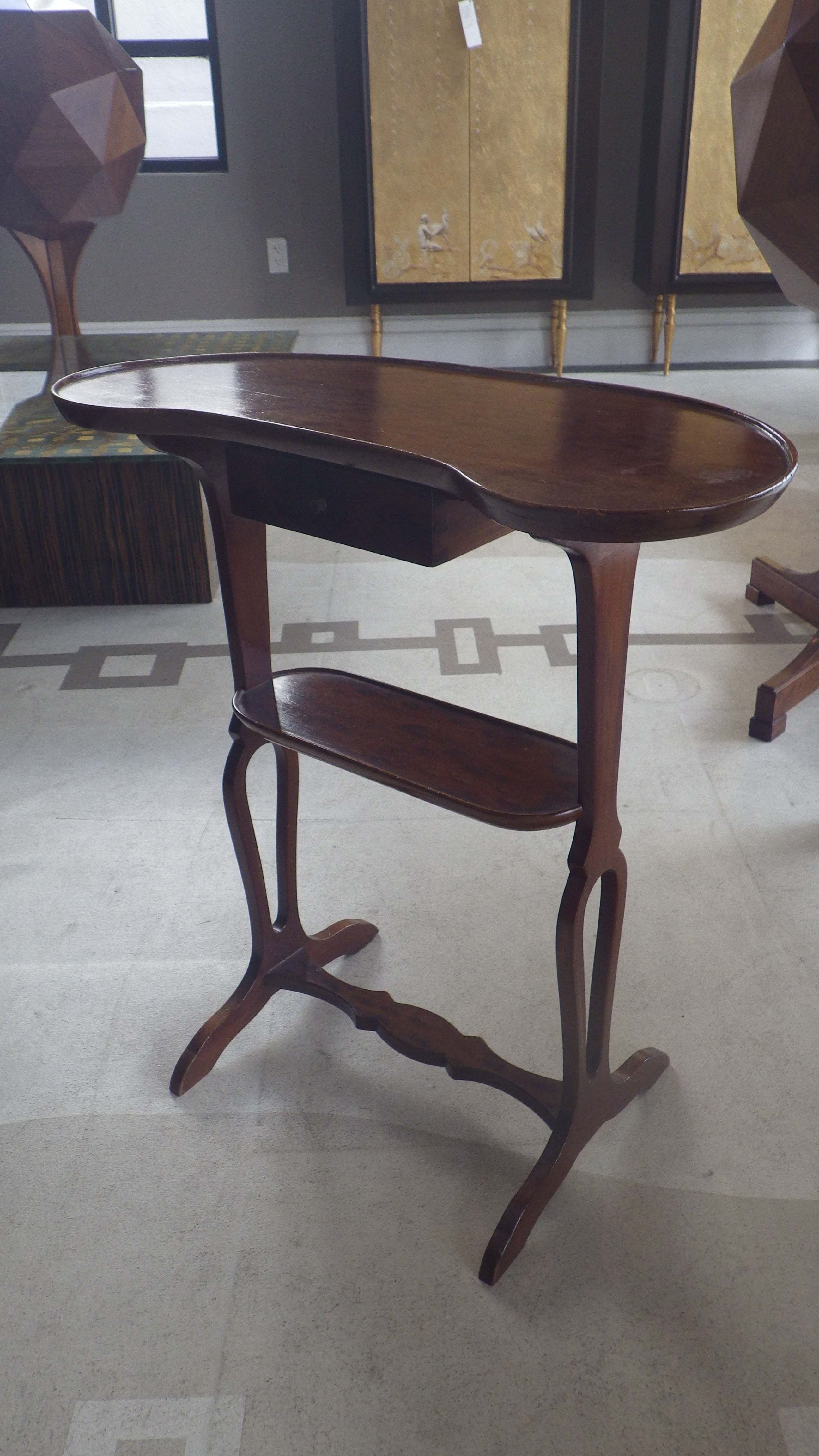 Kidney Side Table at 1stDibs
