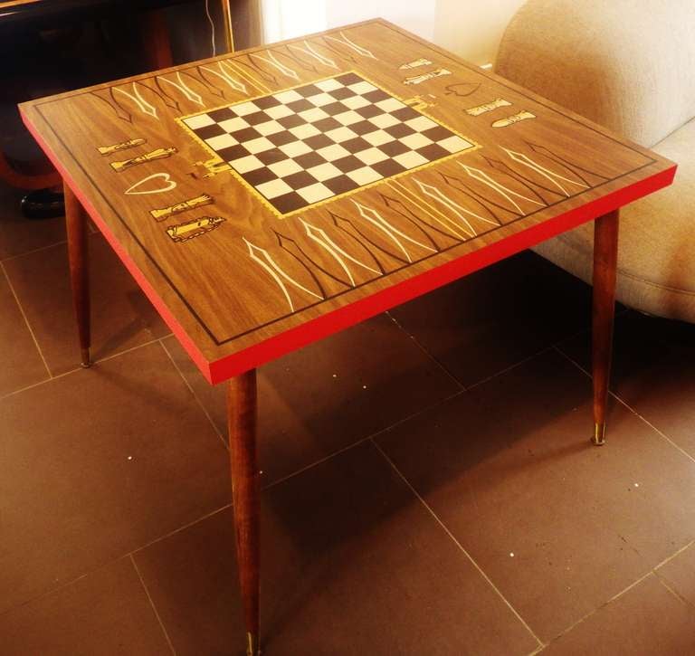 1950s Game Table at 1stDibs